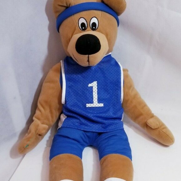 Disney | Toys | Basketball Player Scooby Doo Toy Blue Jersey Headband ...